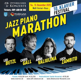Vitra Design Museum Ticketshop - Jazz Piano Marathon Tickets, Wolf ...